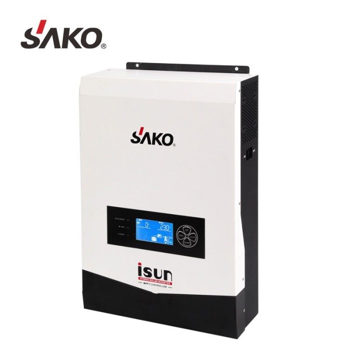 SAKO HYBRID INVERTER 3000W - MPPT 40A PURE SINE WAVE UPS 3KW 24V ISUN ...