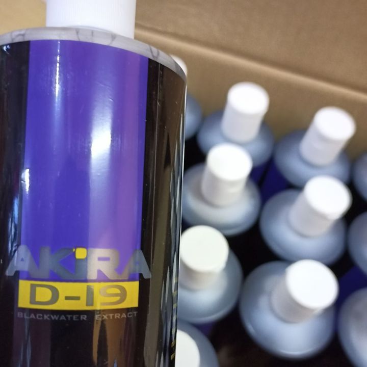 AKIRA BLACKWATER EXTRACT 500ML, Akira D-19,betta gromming ubat ikan ...