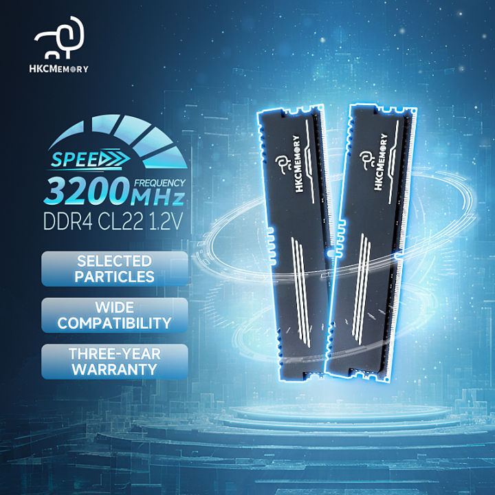 HKC DDR3 | DDR4 | 8GB | 16GB 3200Mhz 2666Mhz 1600Mhz Auto Compatible ...