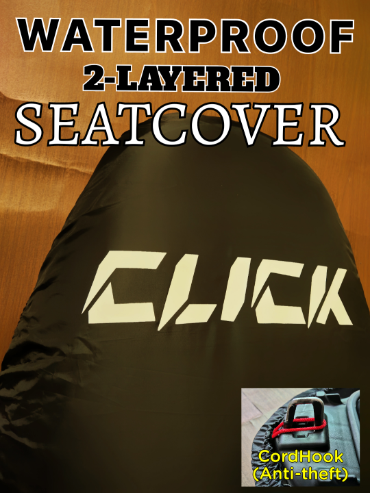 Honda Click Waterproof Seat Cover 2 Layer Motorcycle Cover Printed High ...