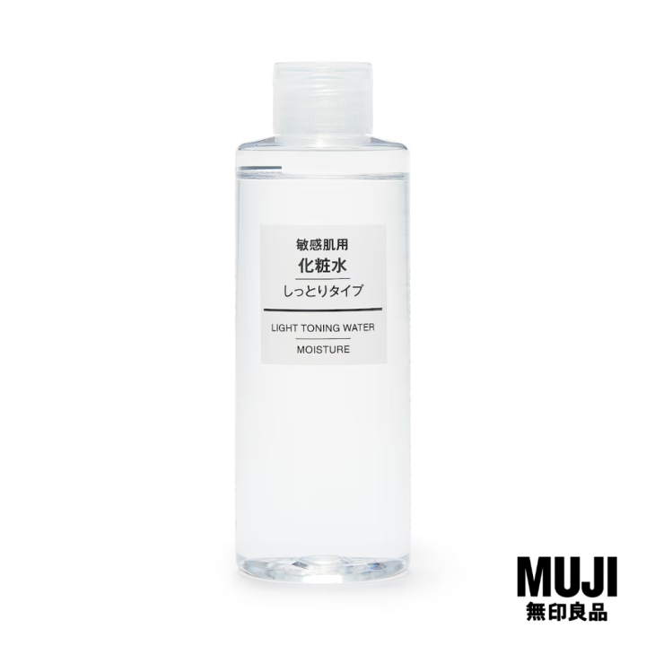 มูจิ โทนนิงสูตรชุ่มชื้นสำหรับผิวแพ้ง่าย - MUJI Light Toning Water Moisture Sensitive Skin (200ml ...