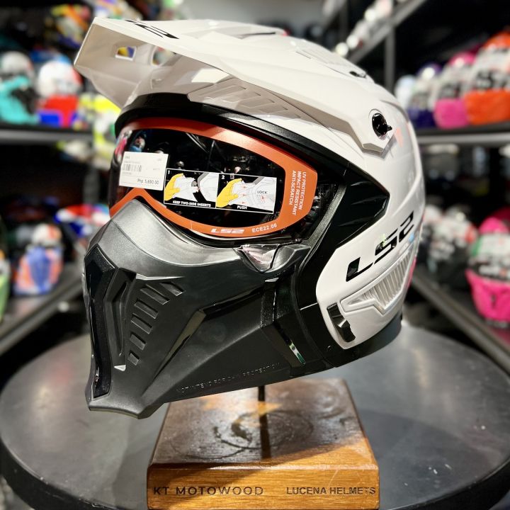 LS2 OF606 DRIFTER Dual Sport Helmet w/ FREE EXTRA VISOR | Lazada PH