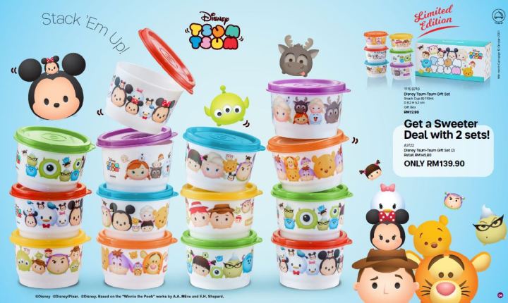 Tupperware Disney Tsum-Tsum Gift Set | Lazada