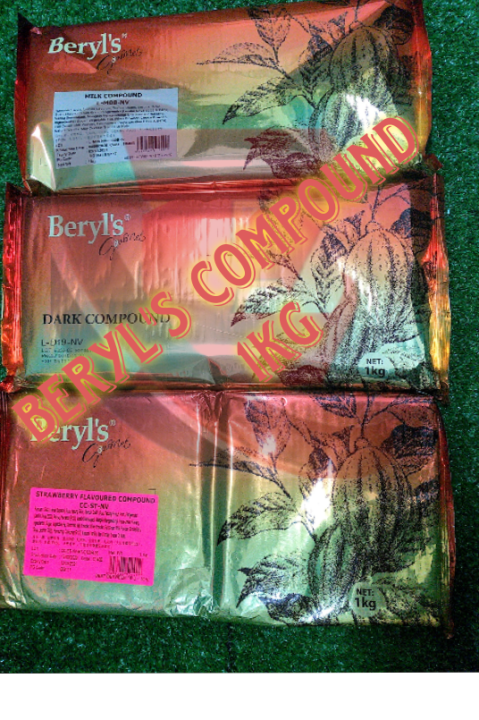 BERYL'S COMPOUND 1KG / DARK COMPOUND / MILK COMPOUND / WHITE COMPOUND ...