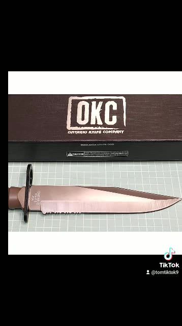🌲🌲🦜..โปรเด็ด.. มีดใบตาย มีดทหาร รุ่น M10 OKC3S ยี่ห้อ OKC Ontario งาน ...