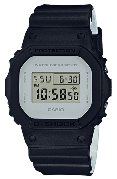 Casio G Shock นาฬิกาข้อมือผู้ชาย สายเรซิ่น รุ่น Dw 5600lcu 1 สีดำ