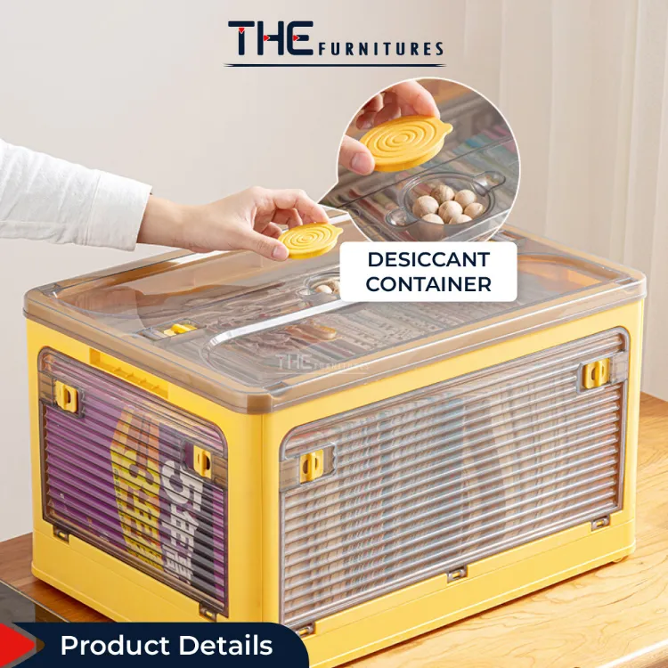 THE L45-60cm (36-84 Litre) Large Portable Transparent Foldable ...