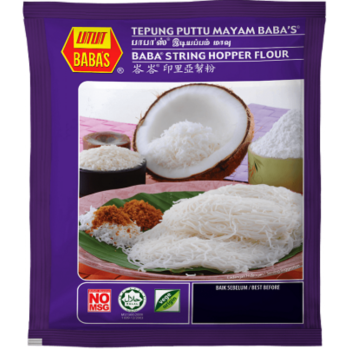 Baba's String Hopper Flour (Idiyapam) 500G | Lazada