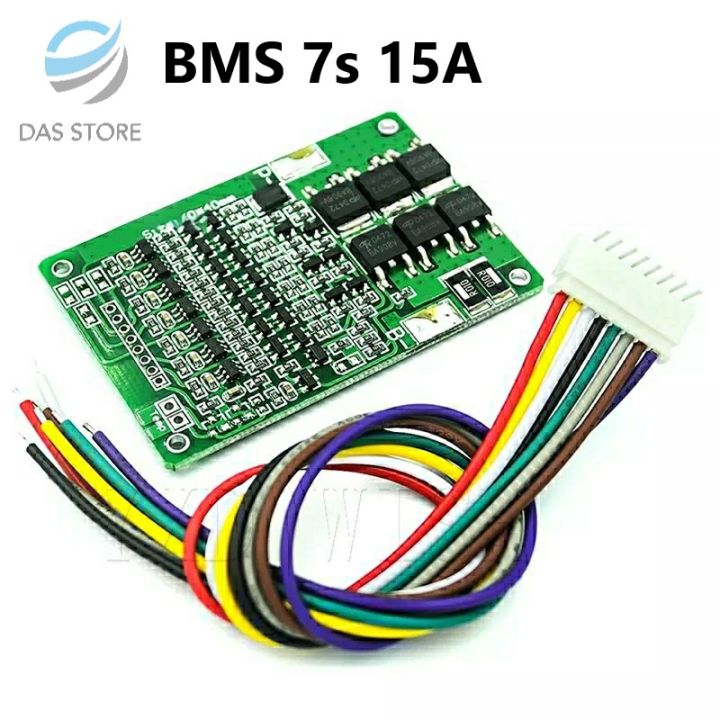 BMS 7S 25.9V Battery charger module li ion li polymer 18650 modul ...