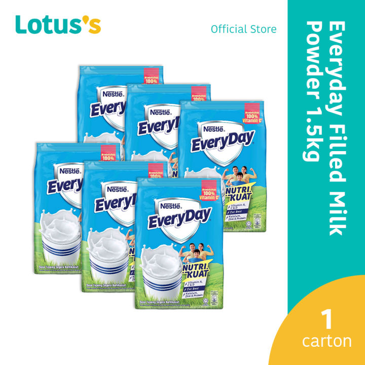 Nestlé Everyday Filled Milk Powder (1.5KG x 6) | Lazada