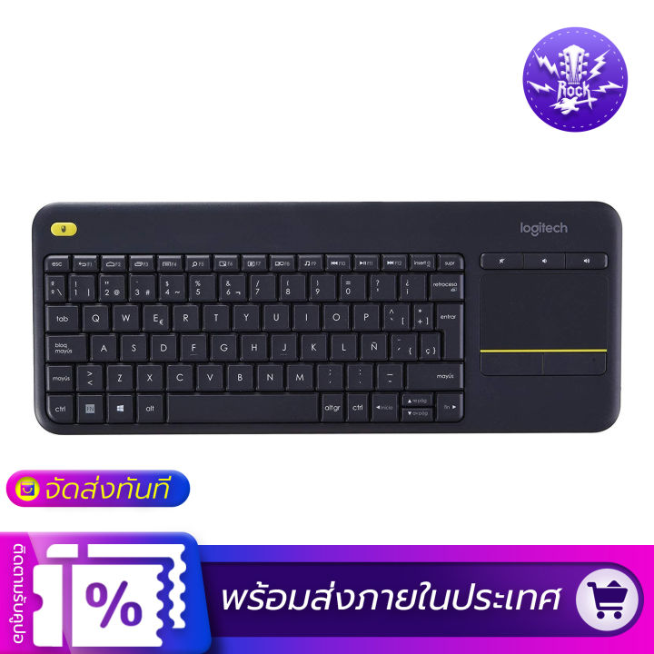 (Only English Letters) Logitech K400 Plus Wireless Touch TV Keyboard ...