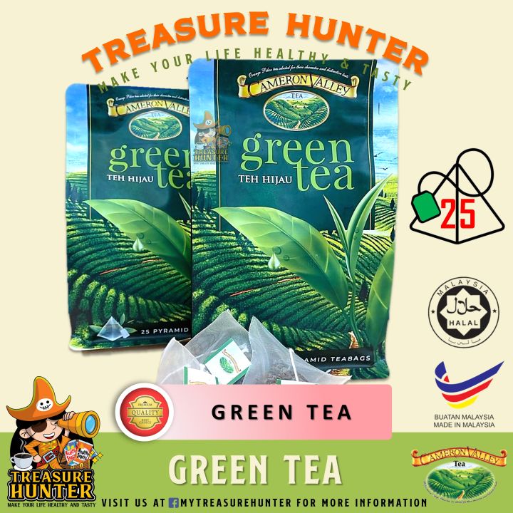 Cameron Valley Green Tea Pyramid Bag from Cameron Highlands 25 Pyramid ...