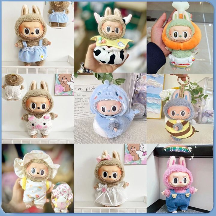 ชุด labubu macaron LABUBU️ชุดตุ๊กตา 15cmชุด labubu ชุดตุ๊กตาlabubu ...