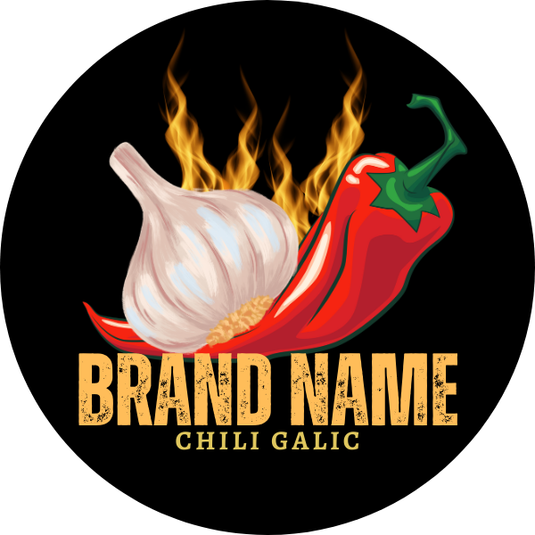 READY TO USE STICKER LABELS FOR CHILI SAUCE CHILI GARLIC FIT FOR 120ML ...