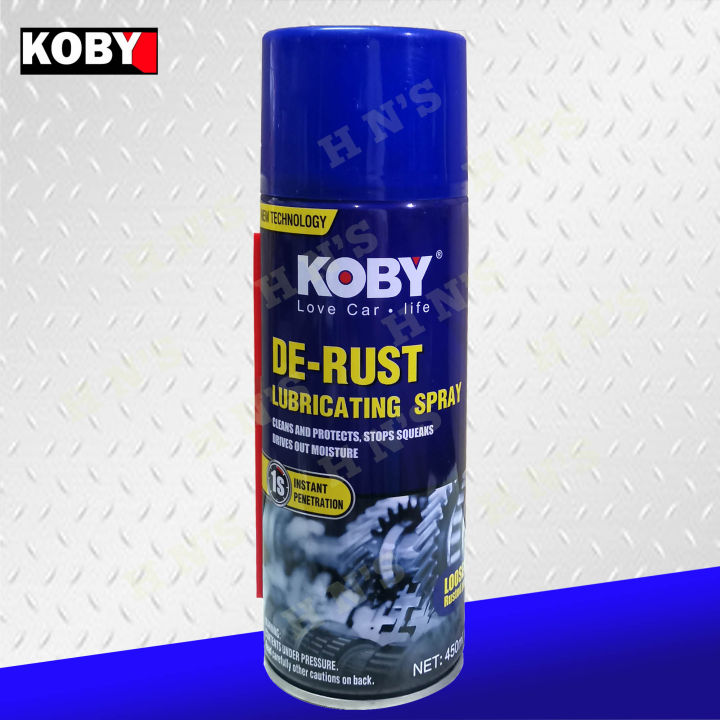 Koby De-Rust Lubricating Spray 450ml | Lazada PH