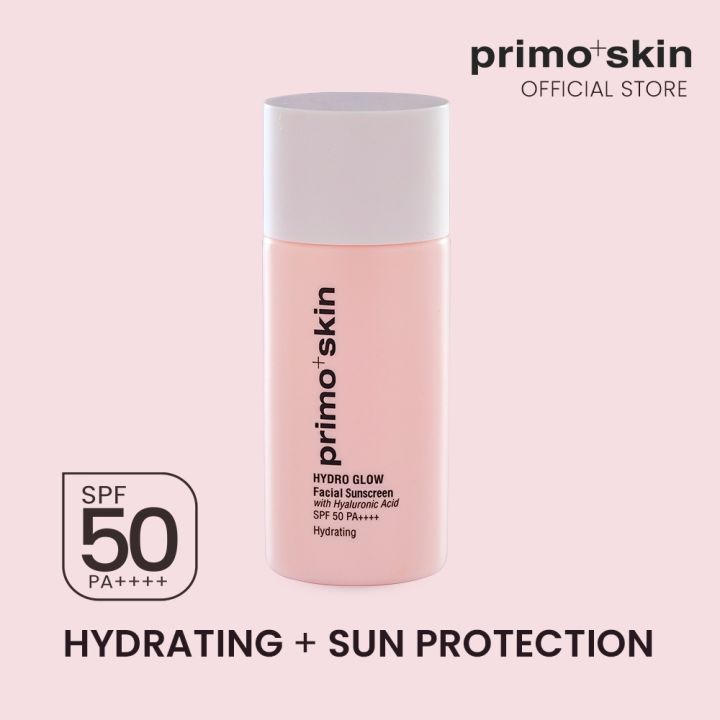 ♞Primo Skin Hydro Glow Facial Sunscreen (SPF 50 PA ) w/ Hyaluronic Acid ...