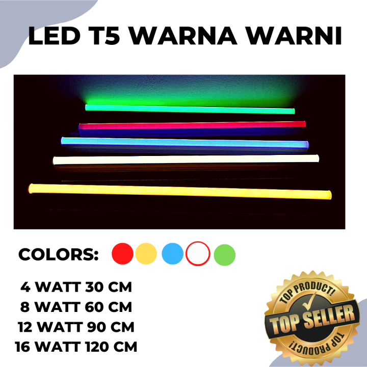 Lampu Led Warna / Lampu Warna LED T5 / Led Warna / Lampu LED T5 4 watt ...