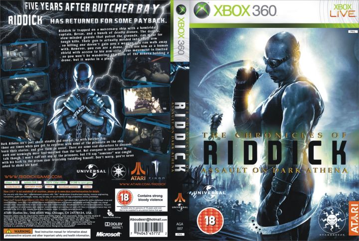 XBOX 360 The Chronicles of Riddick Assault on Dark Athena | Lazada