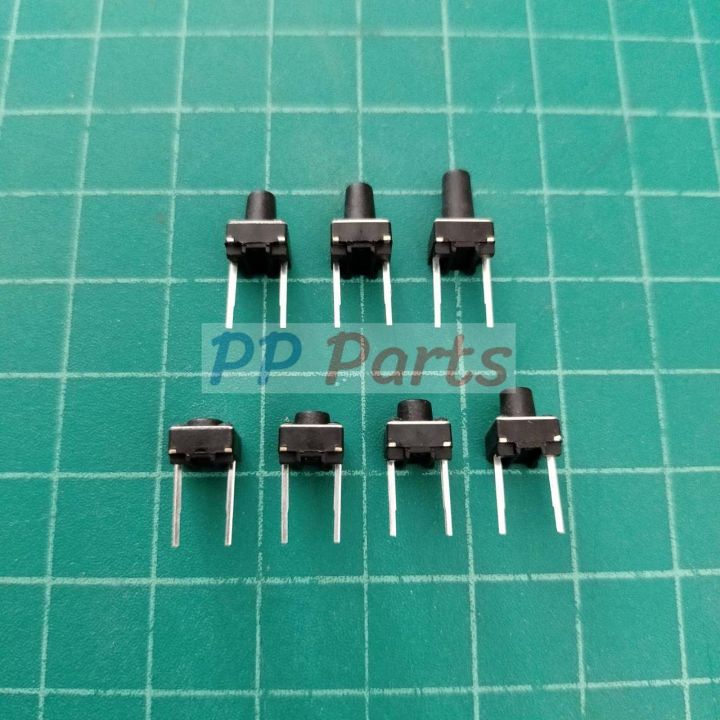 สวิทช์ Push Button Switch สวิทช์ปุ่ม กดติด-ปล่อยดับ Micro trigger TACT ...
