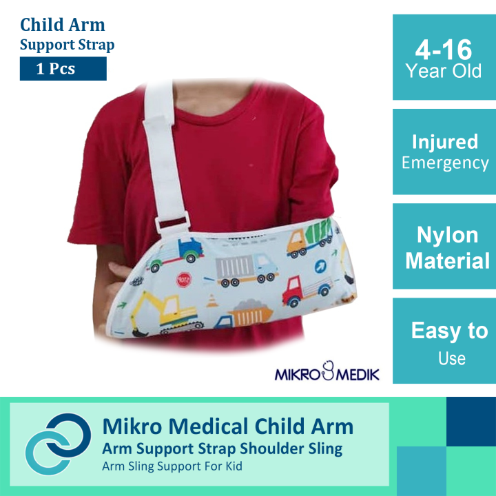 Mikro Medical Child Arm Support Strap Shoulder Sling Elbow Brace | Arm ...