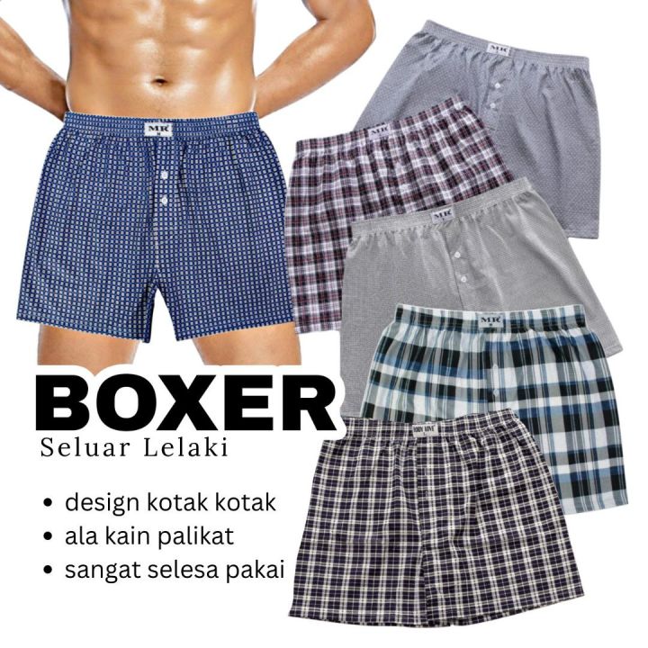 MR Comfort Hidden Waistband Polyester 1pc Boxer Underwear (M -4XL) For ...