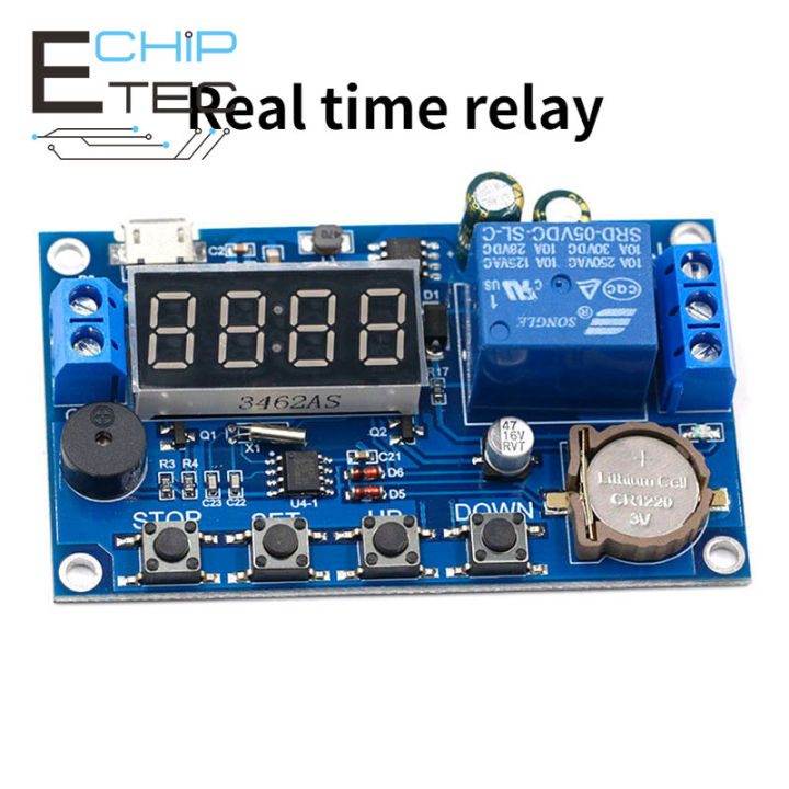 DC 5V LED Digital Real-time Relay Module Clock Control Switch Delay Timer Controller Board With ...
