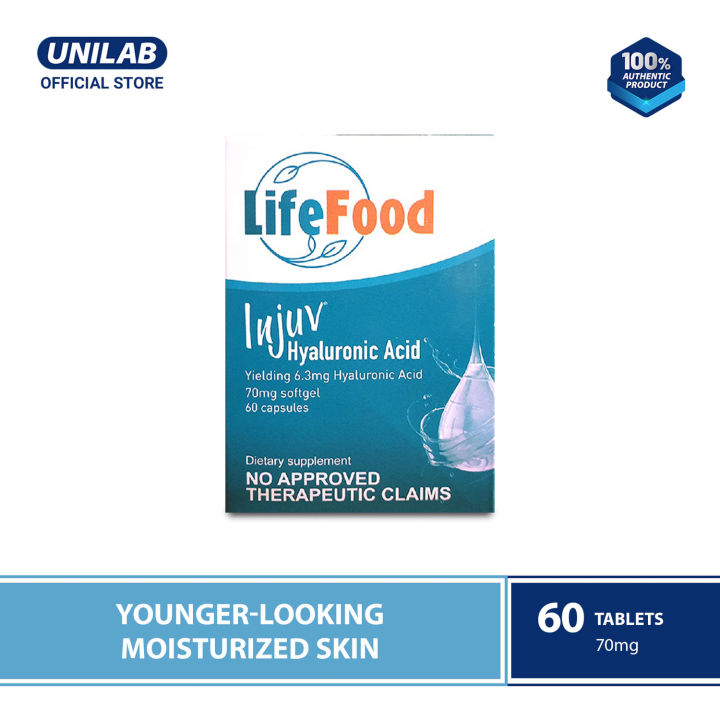 Lifefood Injuv Hyaluronic Acid 70mg 60s | Lazada PH