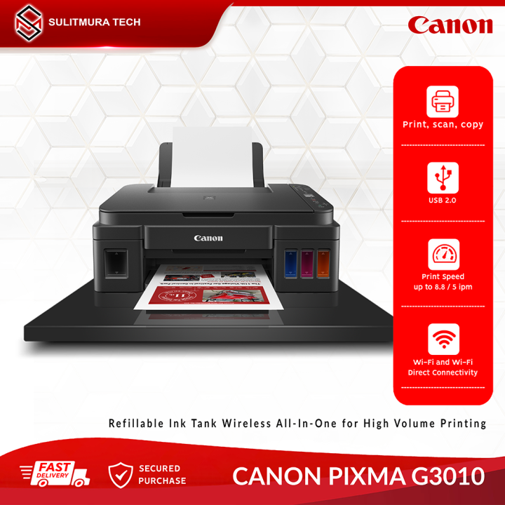 CANON PIXMA G3010 PRINTER ALL IN ONE WIRELESS | Lazada PH