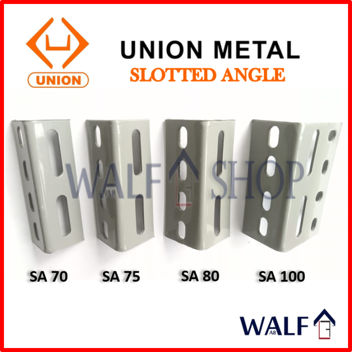 Besi Siku Lubang Union ASLI SA70 3cm x 3cm x 3mtr ( SA 70 - 3mtr ) per ...