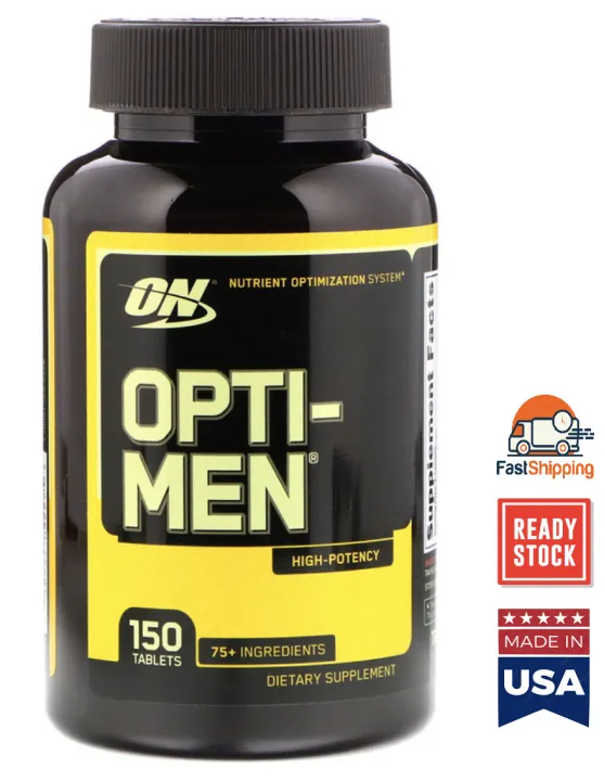 ⭐Ready Stocks⭐Opti-Men 150 Tablets (Whey, Casein, Amino, Protein) Opti ...
