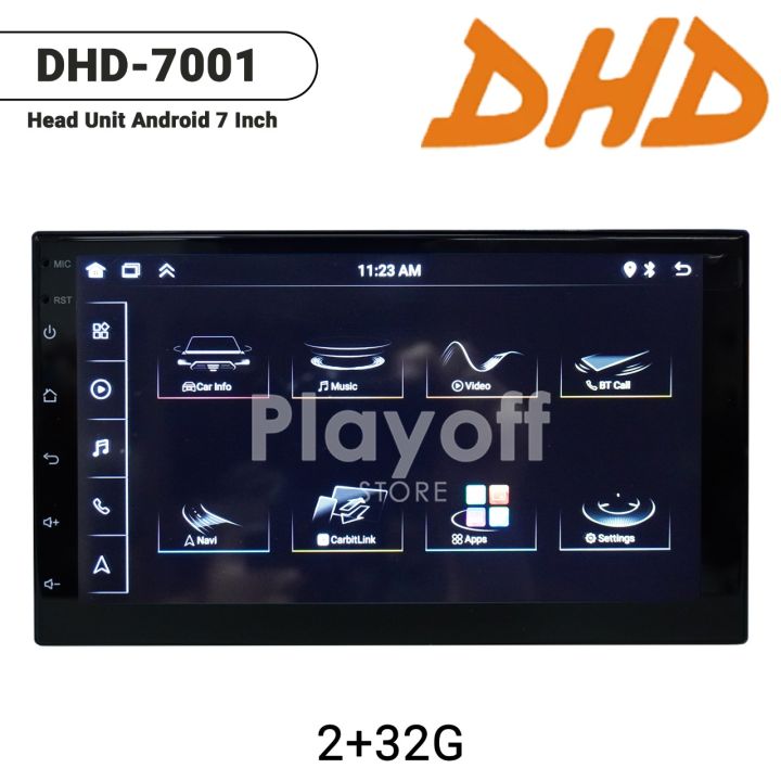 RAM 2+32 GB IPS Screen Head Unit Android DHD Car Radio Bluetooth Wifi 7 ...