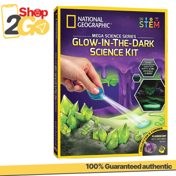 National Geographic Mega Science Lab: Glow-in-the-Dark Science Kit ...