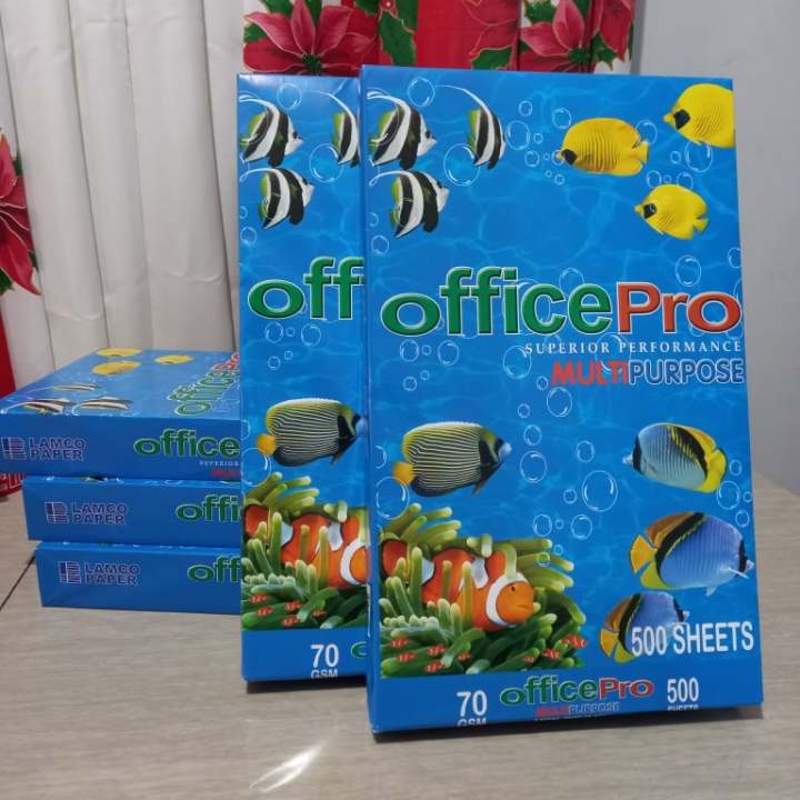 OfficePro Multi-Purpose Paper, Bond Paper | 500 sheets, Legal Size (8.5 x 14 inches) | 70 GSM ...