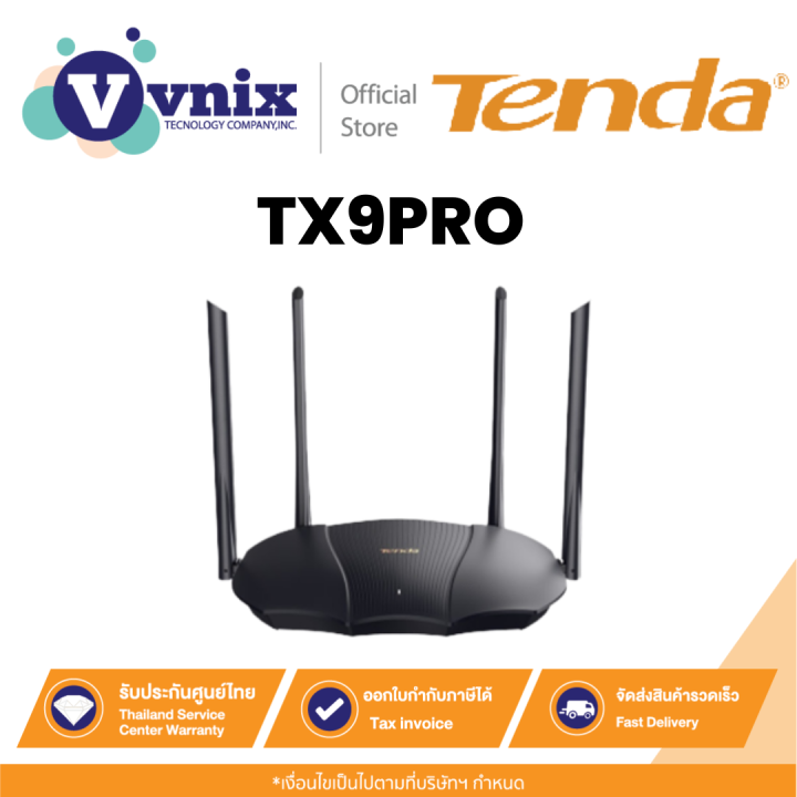 TX9 PRO Tenda AX3000 Dual-band Gigabit Wi-Fi 6 Router By Vnix Group ...