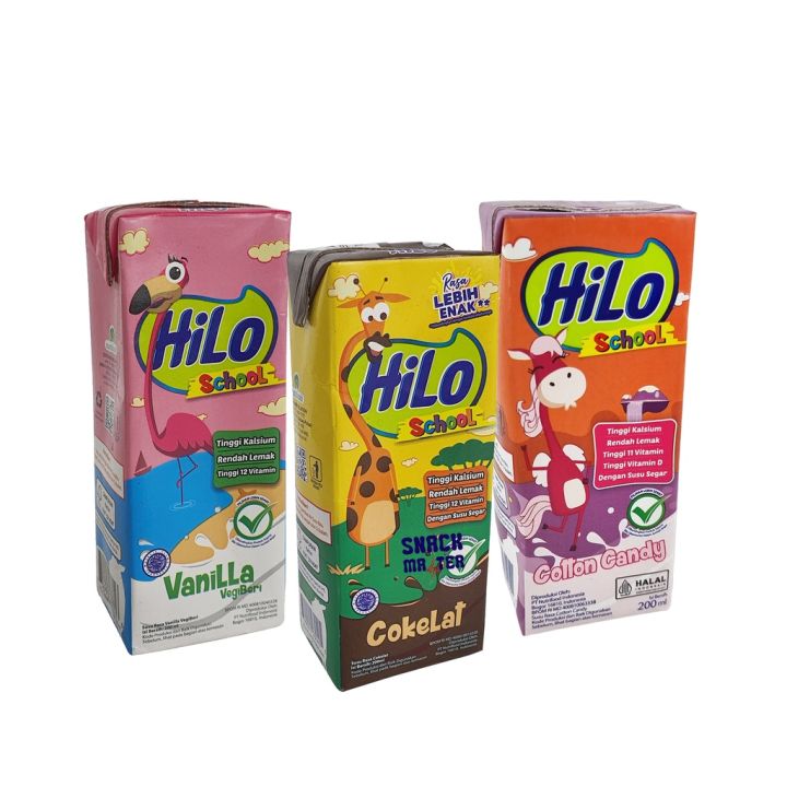 Hilo School Susu UHT RTD - Netto 200 mL | Lazada Indonesia