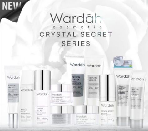 Wardah Crystal Secret White Secret Facial Wash/Day Cream/Night Cream ...