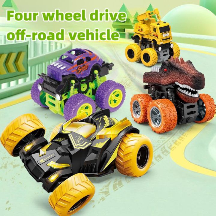 Children's inertial four-wheel drive off-road vehicle fall resistance ...