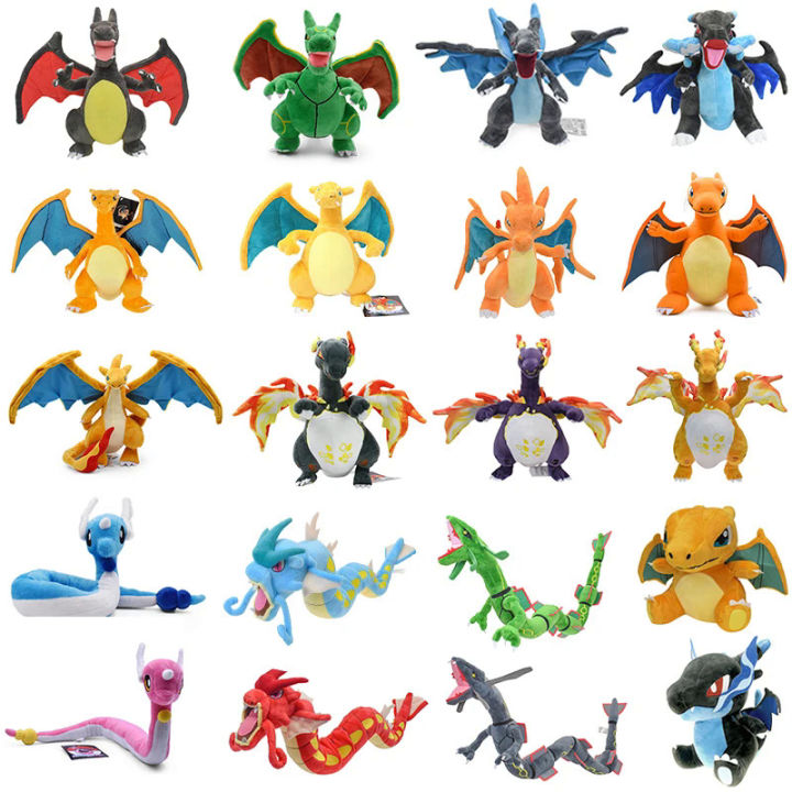 Shiny Rayquaza Gigantamax Charizard Pokemon Dolls Mega Evolution X & Y ...