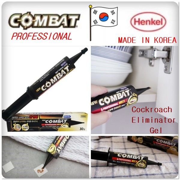 COMBAT KOREA New Cockroach Gel 30g/ Effective cockroach killer ...