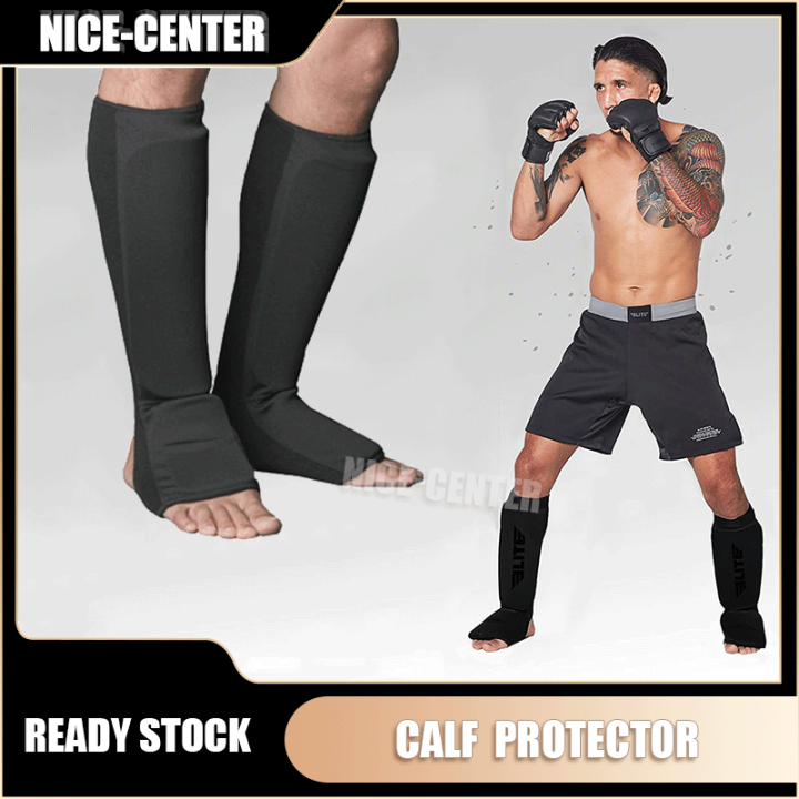 Instep Shin Guard Sanda Taekwondo Muay Thai MMA Boxing Sports Safety ...