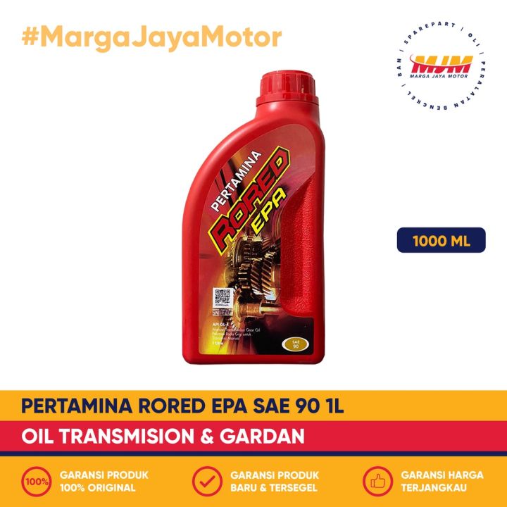 Rored EPA 90 Gear Oil 1000ml Oli Gardan & Transmisi Pertamina 1L ...