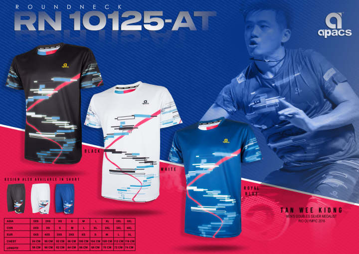 APACS TWK ON COURT JERSEY RN10125-AT | Lazada
