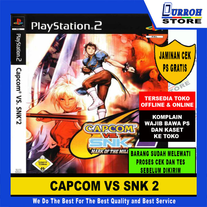 KASET GAME PS2 / PLAYSTATION 2 CAPCOM VS SNK 2 | Lazada Indonesia