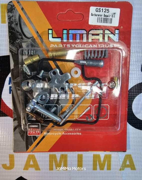 JMM CARBURETOR REPAIR KIT GS125 LIMAN BRAND (966) | Lazada PH