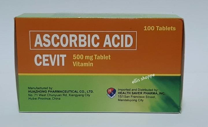 Ascorbic Acid CEVIT 500mg VITAMIN Box of 100 Tablets | Lazada PH