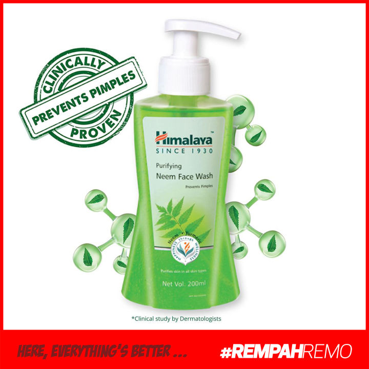 HIMALAYA — PURIFYING NEEM FACE WASH — 200ML | Lazada