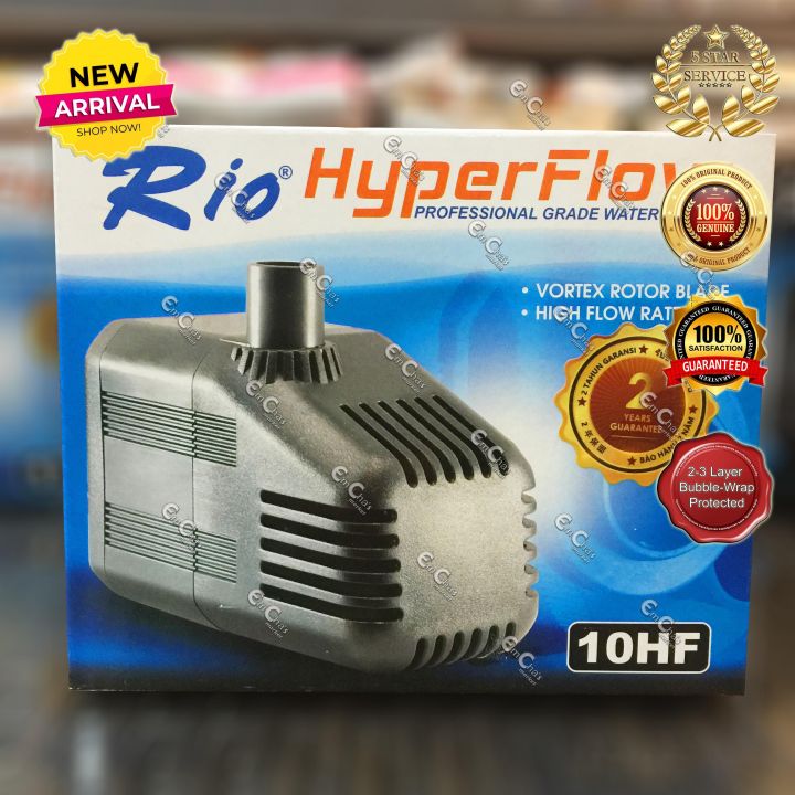 Rio 10HF Hyper Flow Water Pump 35w For 100-120 Gallons on Tanks (100gl ...