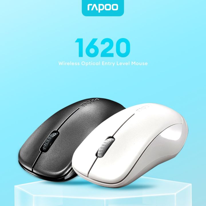 Rapoo 1620 Wireless Optical Mouse for Laptop 1000DPI 2.4G USB | Lazada PH