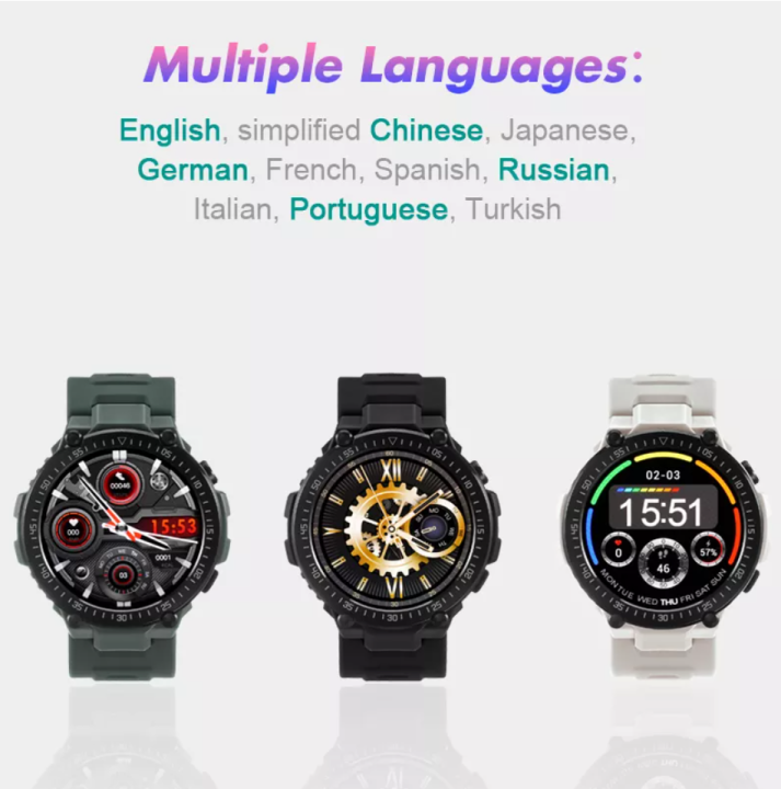 New Kavvo Hop IP68 smart watch นาฬิกาอัจฉริยะ ถึก ทน แบตอึด ฟีเจอร์ครบ ...