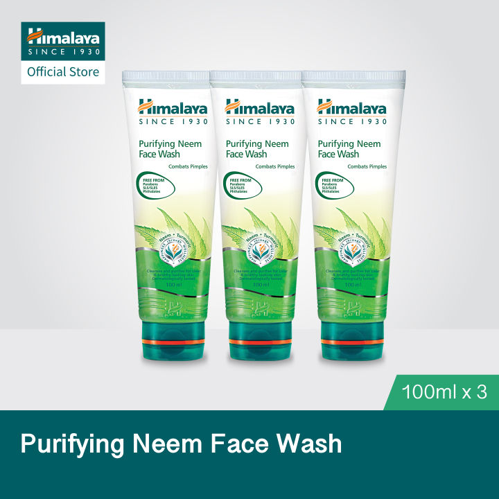 [Bundle of 3] Himalaya Face Wash Purifying Neem 100ml | Lazada Singapore